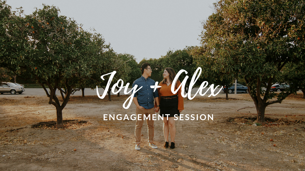 Joy + Alex | Engagement Session in Orange County